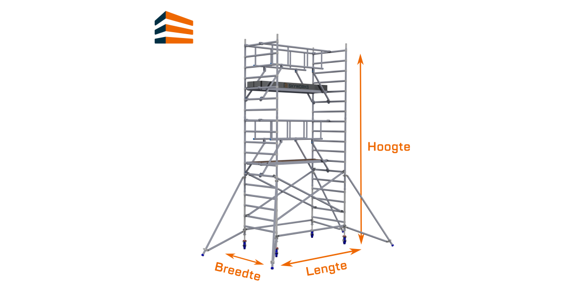 Hoe vergelijk je het best de afmetingen van rolsteigers? | Skyworks B.V.